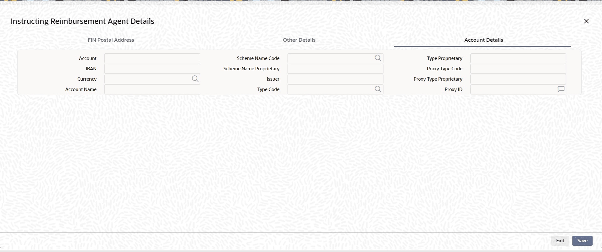 Settlement Information Tab - Other Details