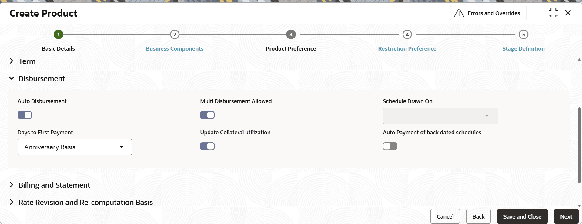 Product Preference