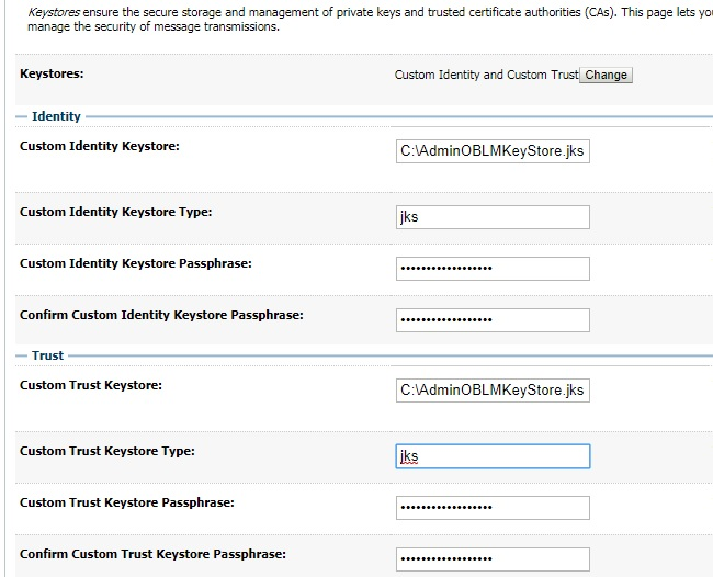 Configure Weblogic Console