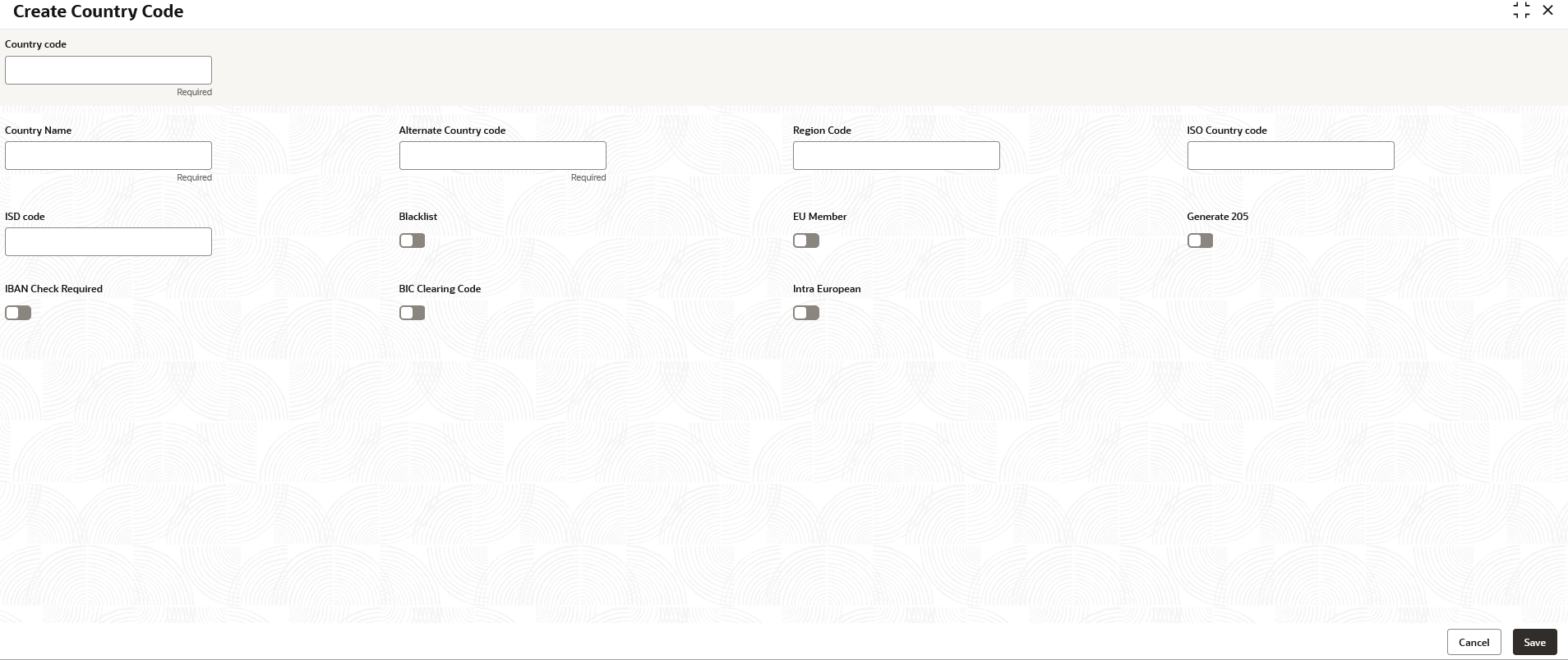 Create Country Code