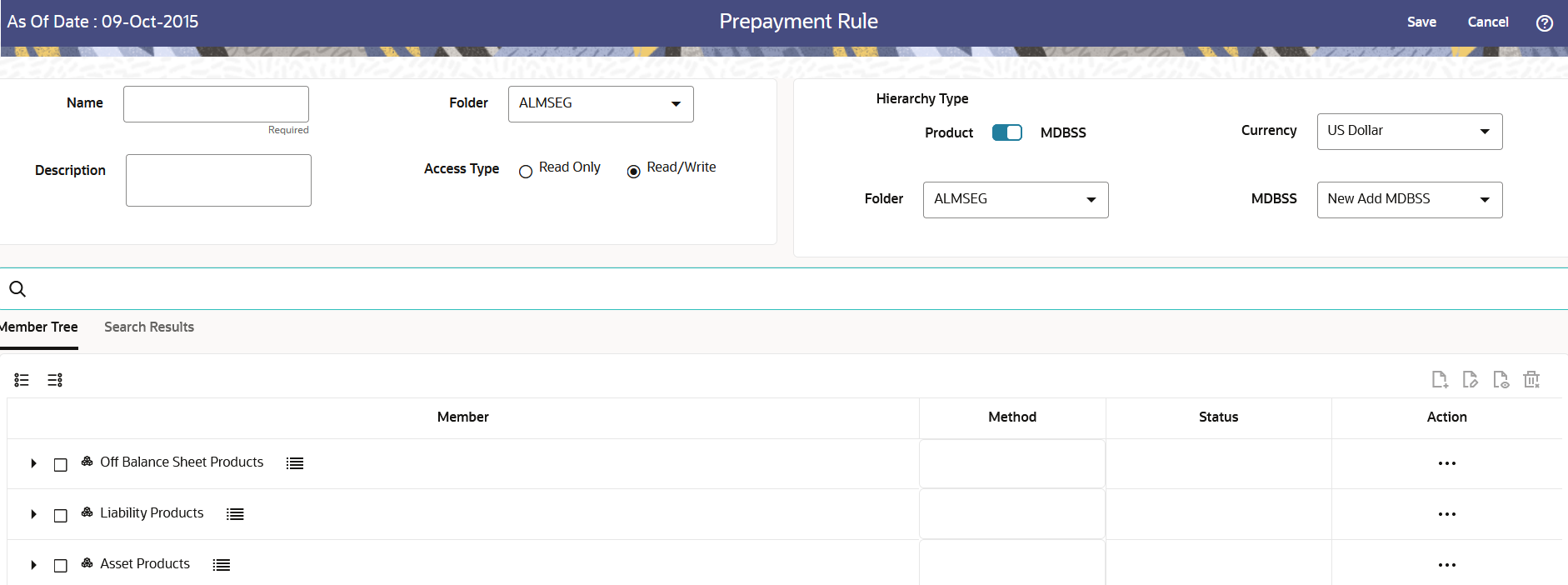 Create Prepayment Rules