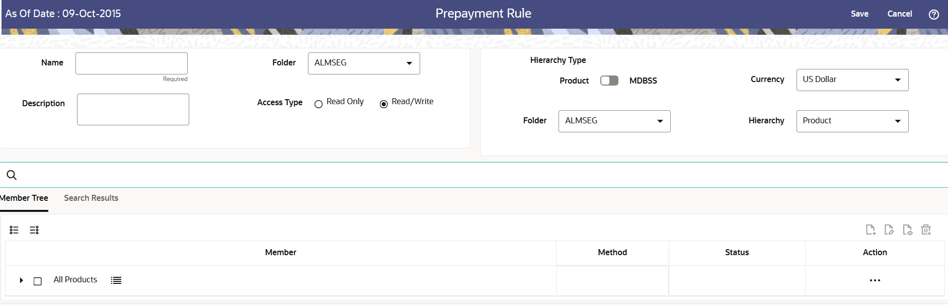 Create Prepayment Rules