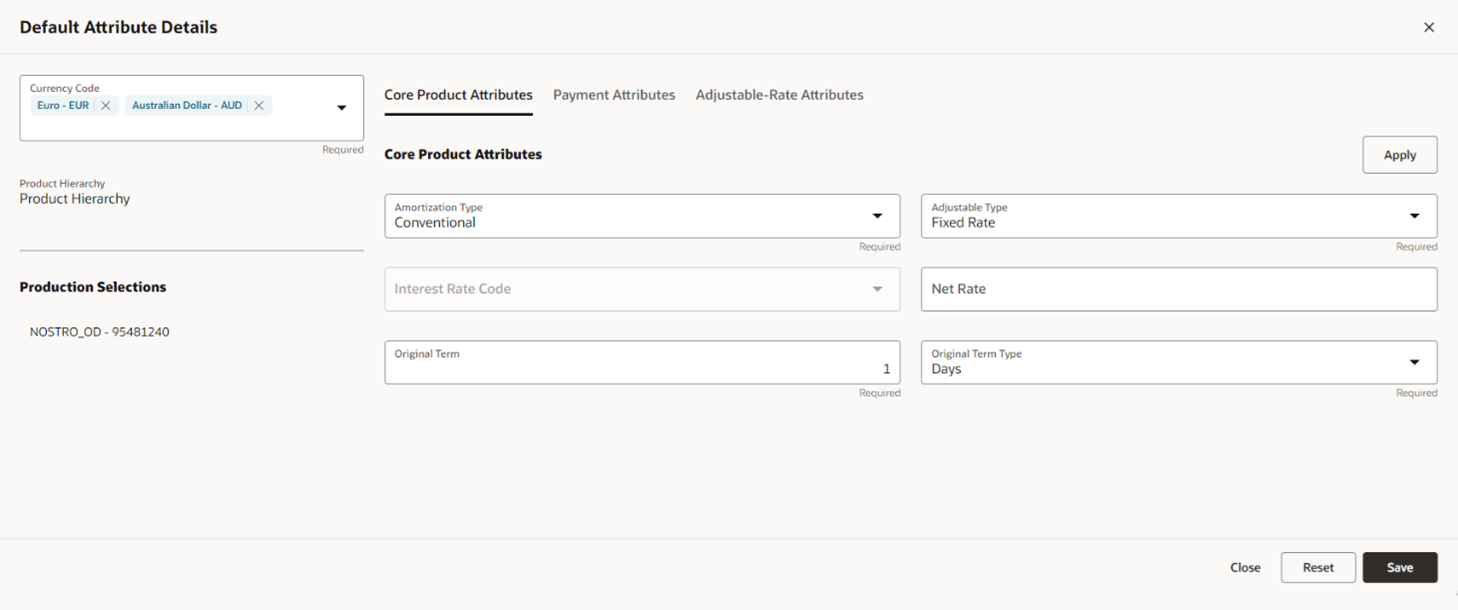 Creating a New Product-Currency Combination and Default Attributes