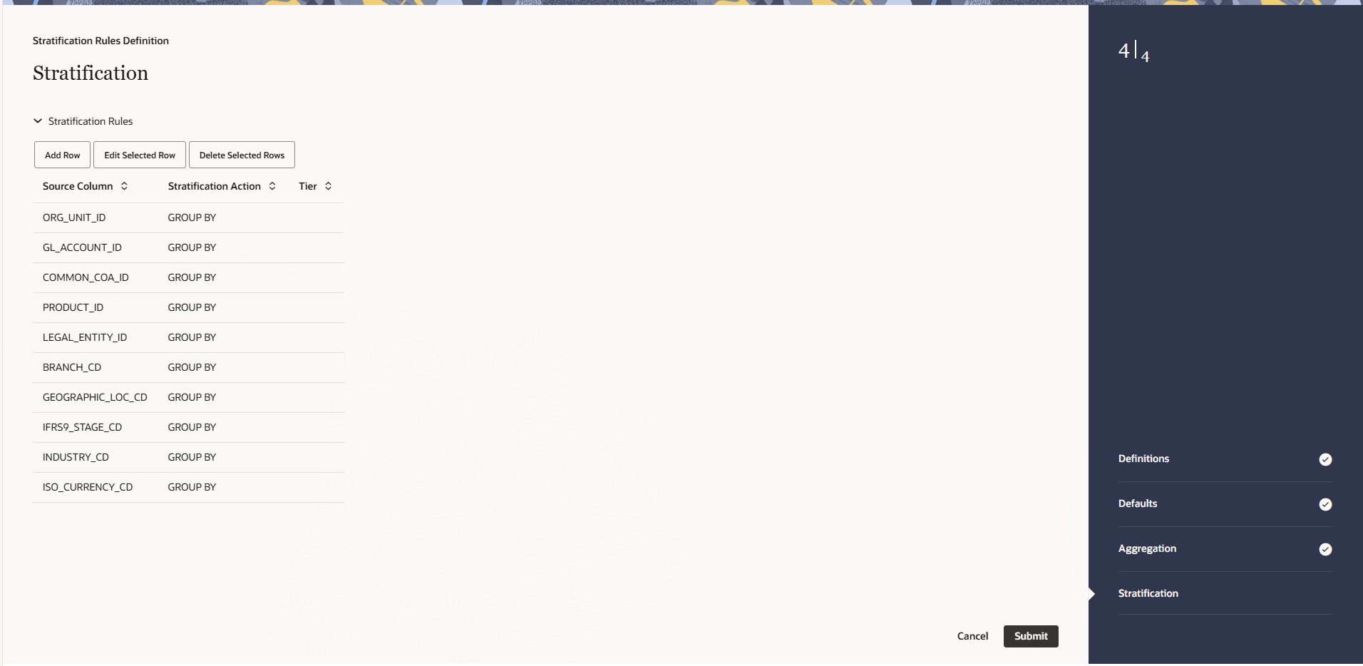 Create Data Stratification Rule