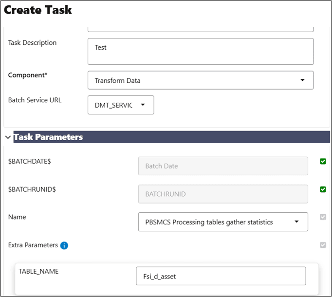 Gather Stats of Database Tables