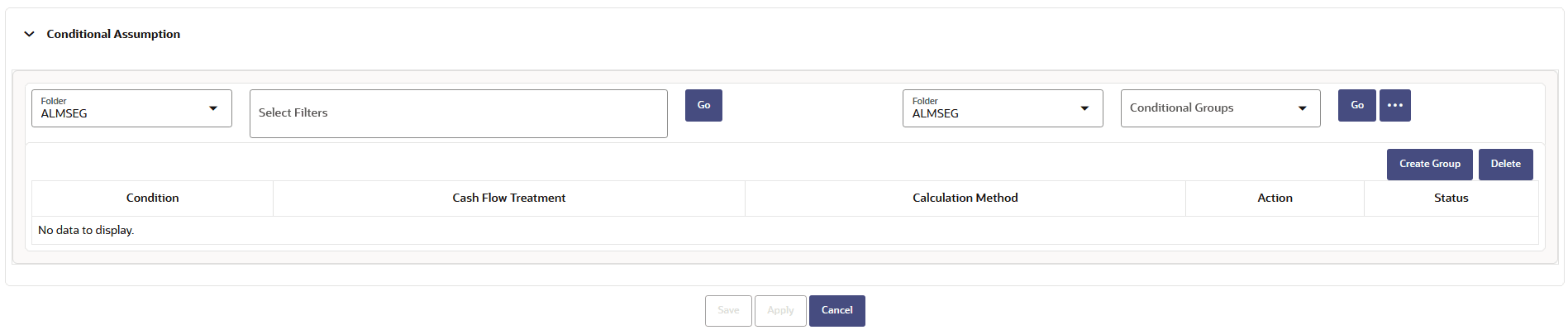 Associating Conditional Assumptions with Prepayment Rules