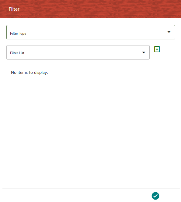 Creating Filter using DIM_DATA_ORIGIN