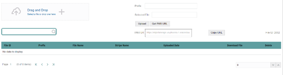 Uploading/Downloading a File Using PAR URL