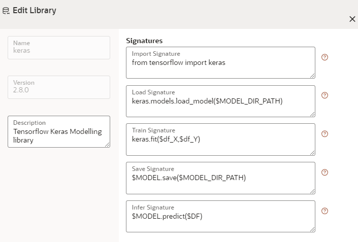 Edit a Model Library