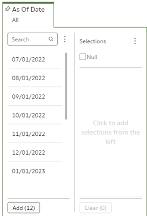 Report Common Filters