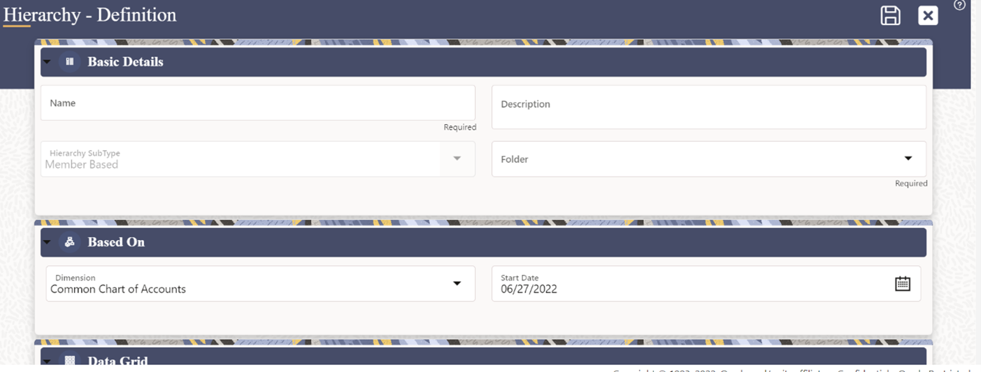 Creating Hierarchy Definitions
