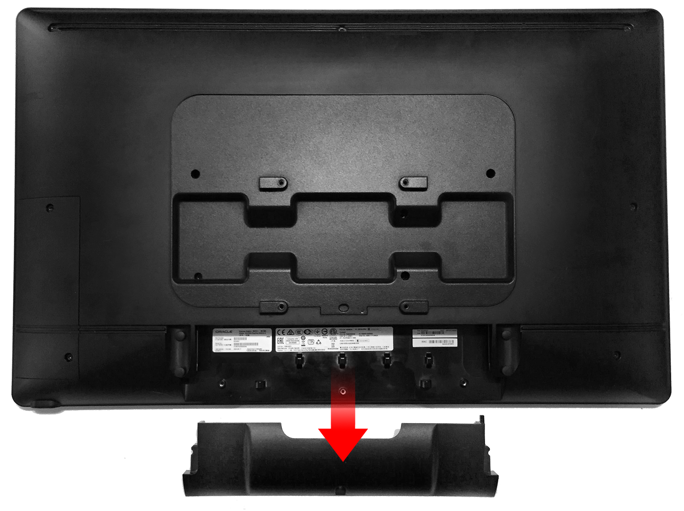 Mounting the Express Station on an Oracle MICROS Stand