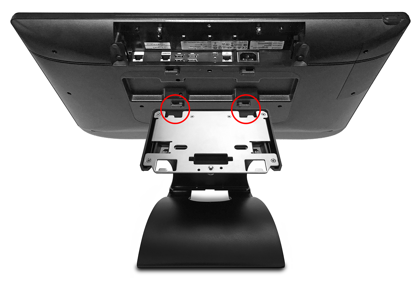 Mounting the Express Station on an Oracle MICROS Stand