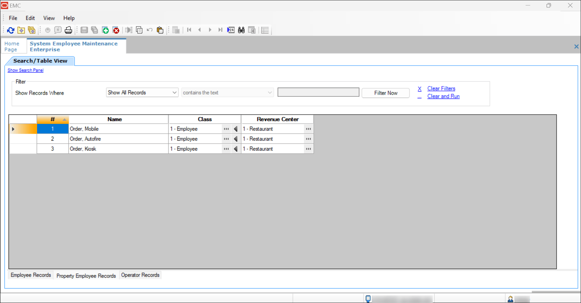Property Employee Records