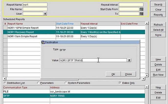 Connectivity to Nor1 using the Extract