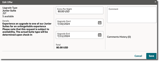 Using Nor1 PRiME Upgrade at Check-In and Reservation Management