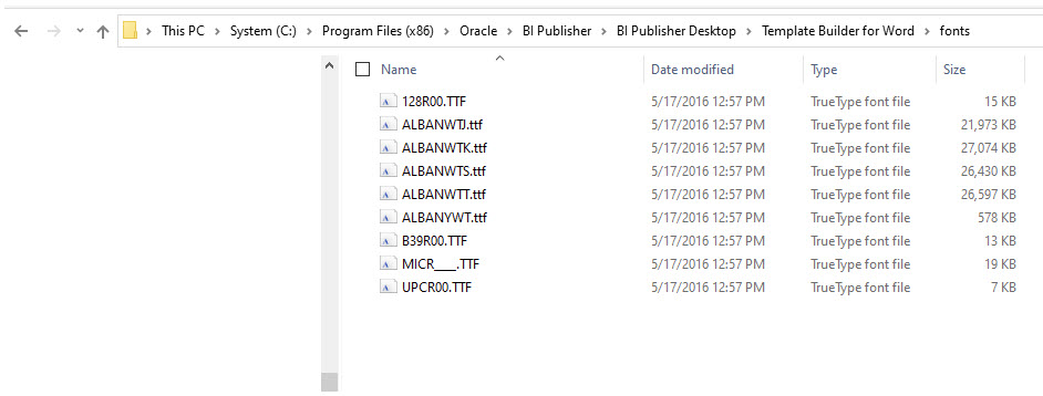 Installing Oracle BI Publisher Desktop on a Workstation