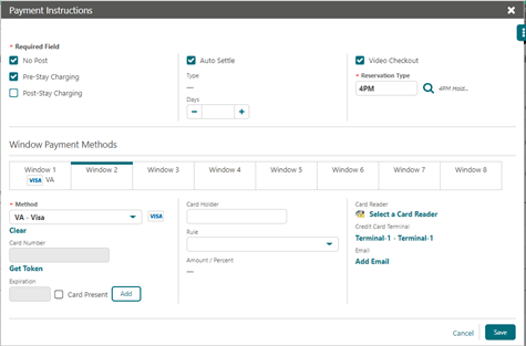Credit Card Guarantee through the OPERA Cloud Application (Manual Entry ...