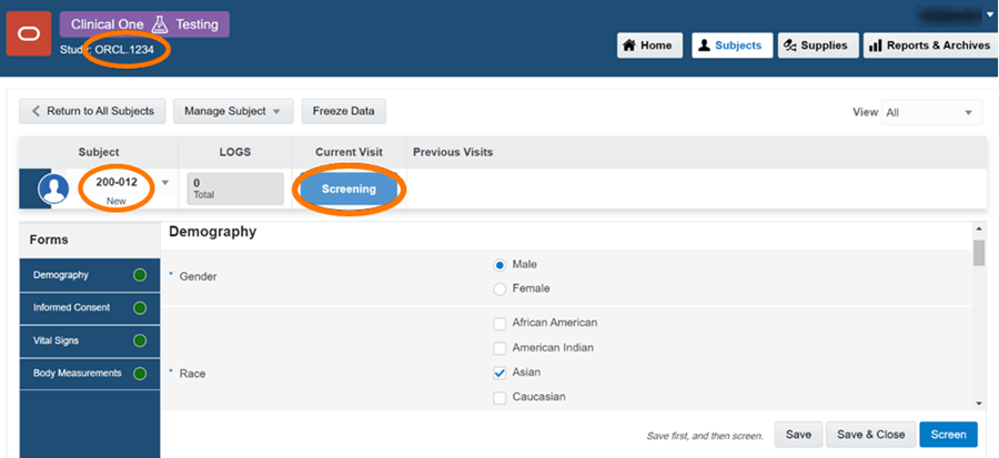 REST API for Clinical One Platform