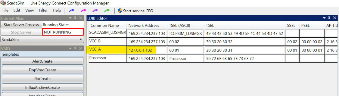 Adjusting the Network Information Using the LDIB Editor