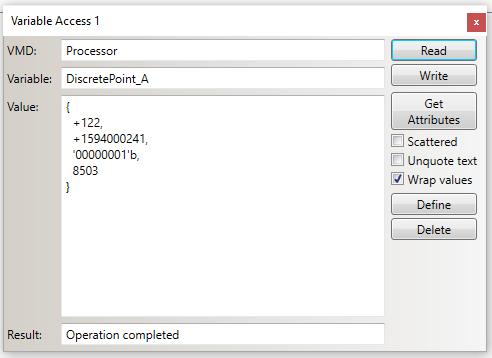 Variable Access Tool