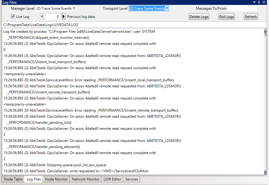 Fault Tracing with LEC Configuration Manager