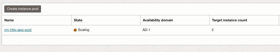 Autoscale an Oracle Cloud Infrastructure Instance Pool based on OCI Load Balancer HTTP Requests