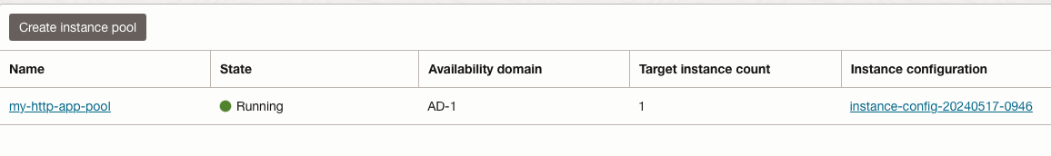 Autoscale an Oracle Cloud Infrastructure Instance Pool based on OCI Load Balancer HTTP Requests