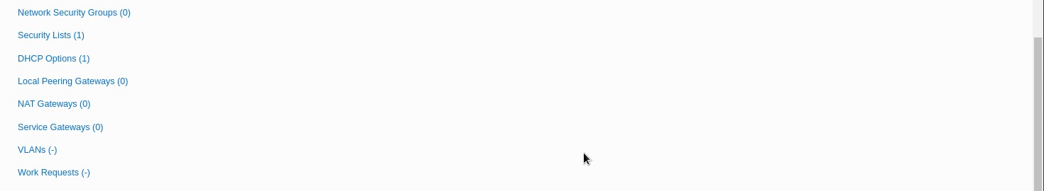 Create Virtual Cloud Networks in Oracle Cloud Infrastructure