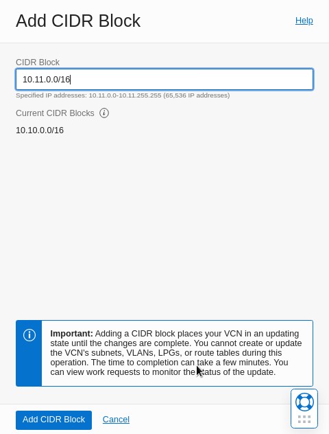 Create Virtual Cloud Networks in Oracle Cloud Infrastructure