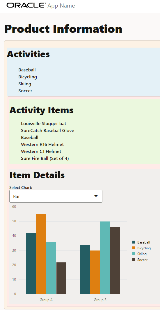 Create parent container 2 and activity item container components