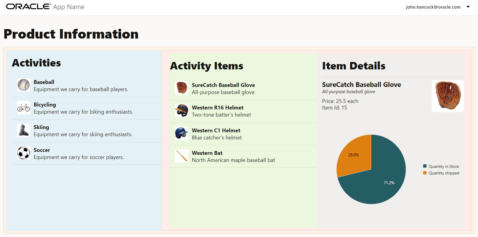 Create the detail view in an Oracle JET virtual DOM app