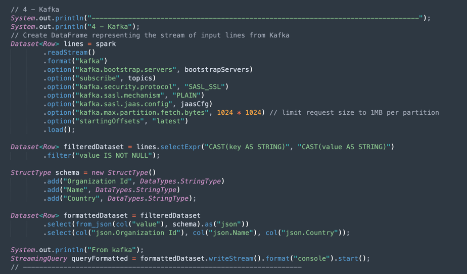 Use OCI Data Flow with Apache Spark Streaming to process a Kafka topic ... Use OCI Data Flow with Apache Spark Streaming to process a Kafka topic ...
