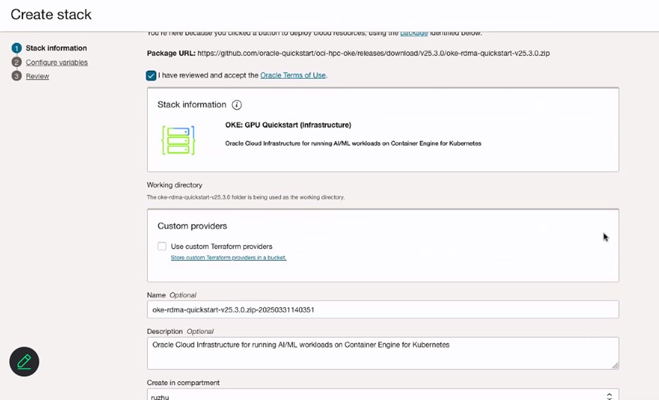 Migrate Bare Metal GPU Nodes to OKE as Self-Managed Nodes using an OCI Stack