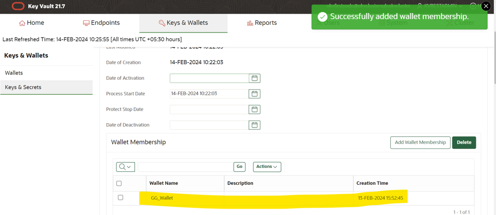 Manage Encryption in Oracle GoldenGate Microservices with Oracle Key Vault