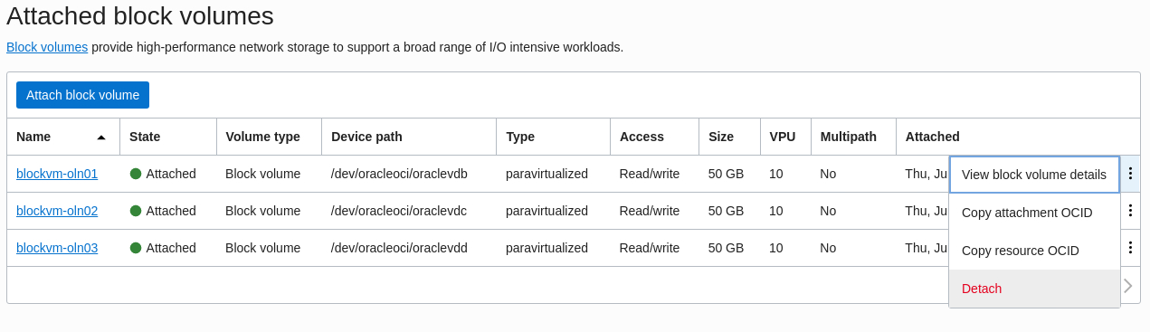 Reduce and Relocate Volume Groups on Oracle Linux