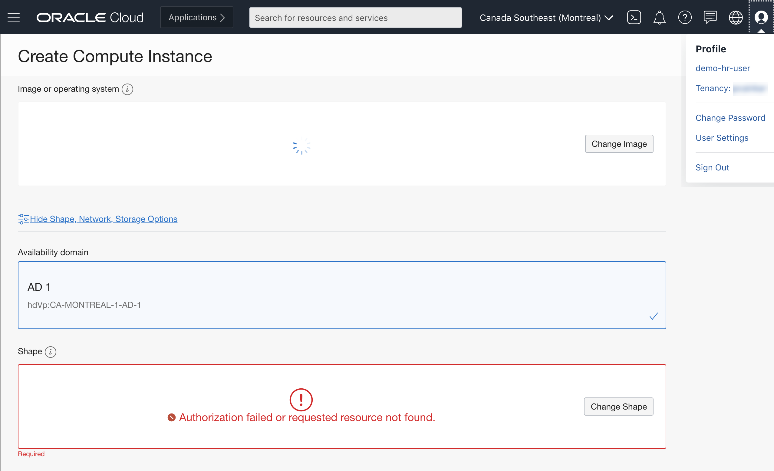 Share a Private Network Across Isolated Partitions Within a Tenancy