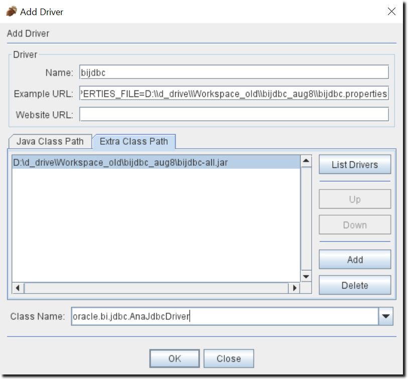 Consultar modelos de datos remotamente con JDBC