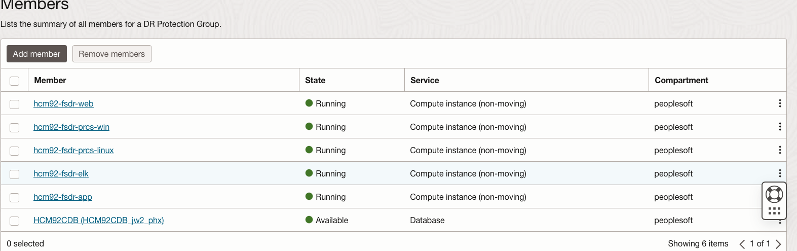 Automatice las operaciones de recuperación para la aplicación Oracle PeopleSoft de instancia ...
