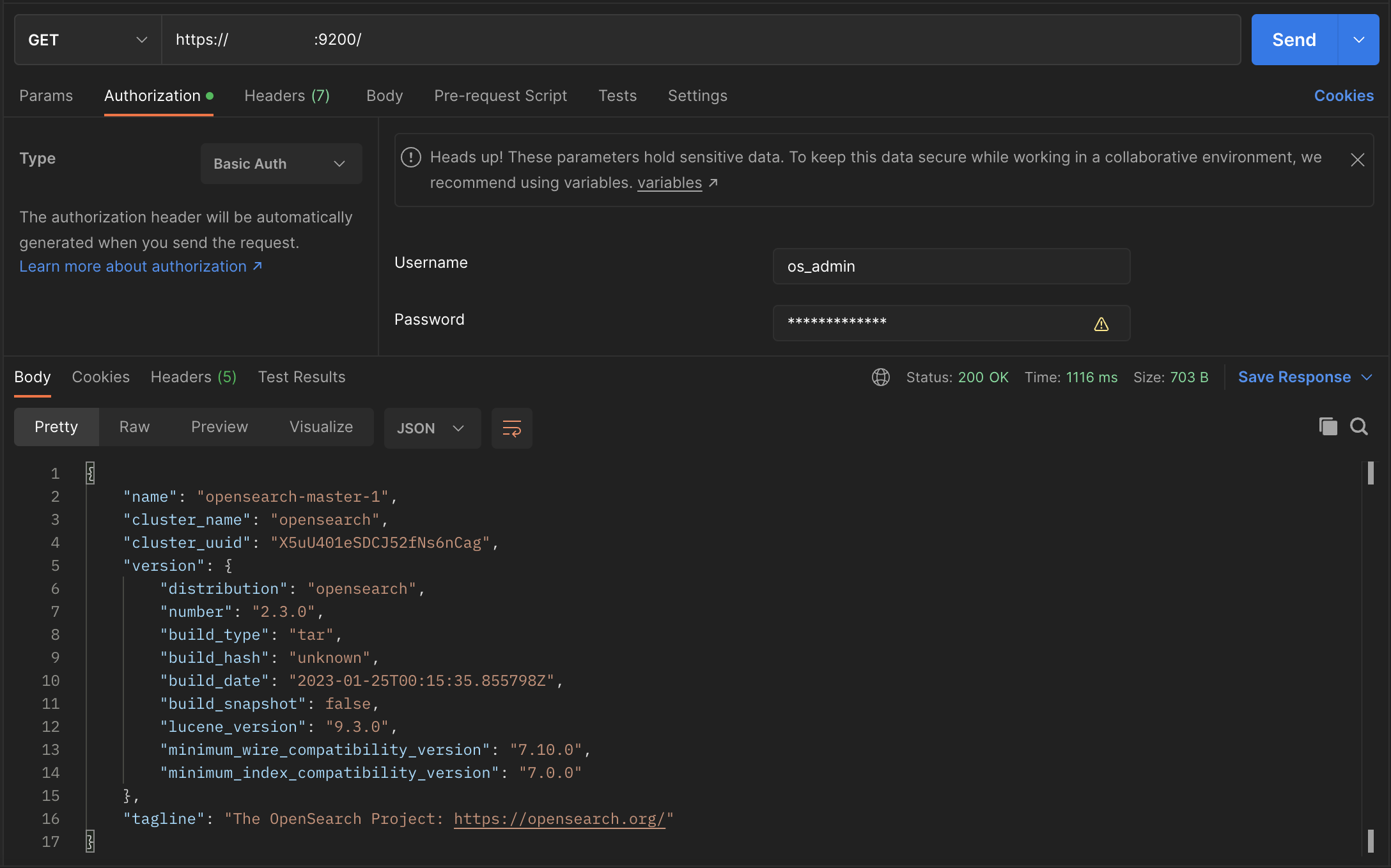 Acceda a los paneles de control OpenSearch de OCI y a las API de REST ...