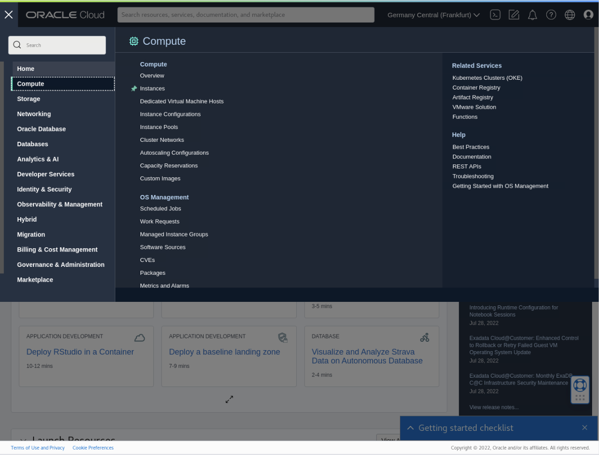 Despliegue de un equilibrador de carga externo con Oracle Cloud Native Environment