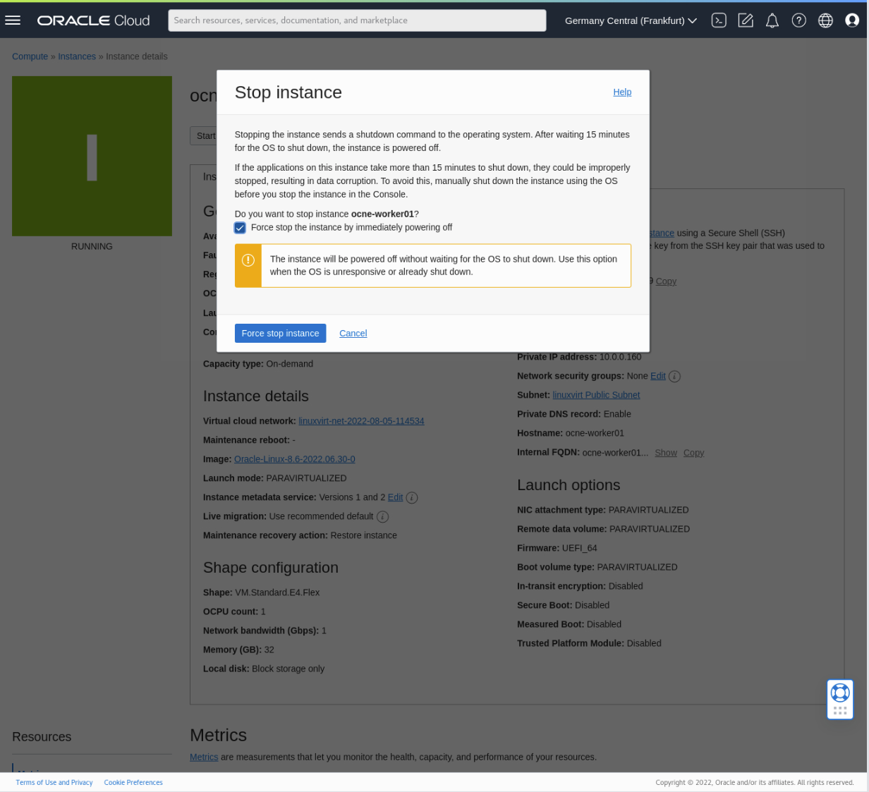 Despliegue de un equilibrador de carga externo con Oracle Cloud Native Environment