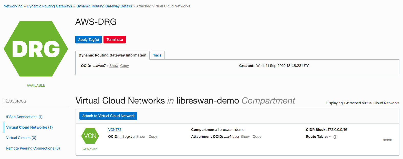 Accès à d'autres nuages avec Libreswan