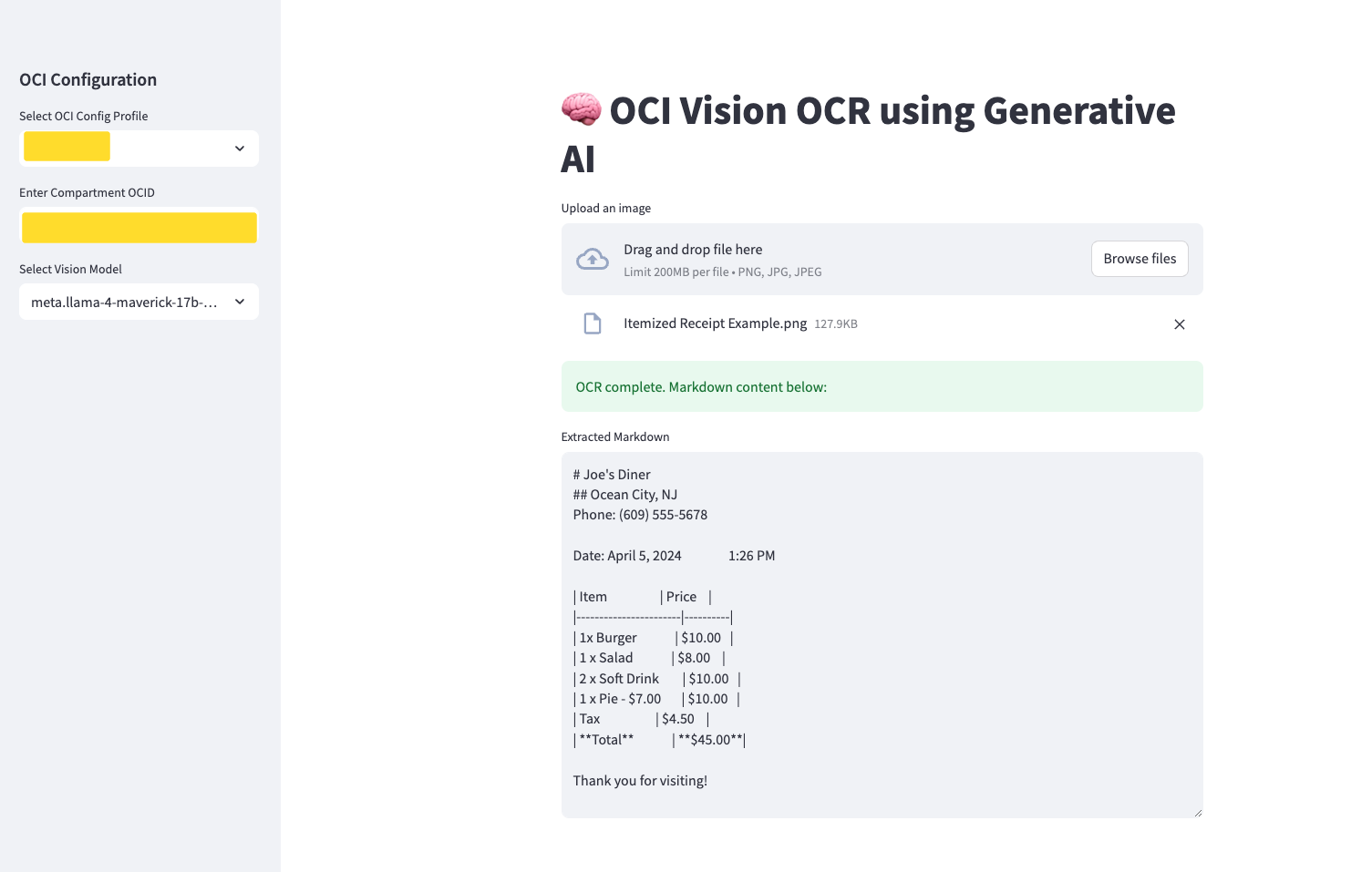 Créer une application Web de reconnaissance optique de caractères lama à l'aide du service d ...