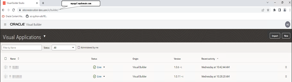 Configurer une URL d'application personnalisée et OCI Web Application Firewall pour les ...