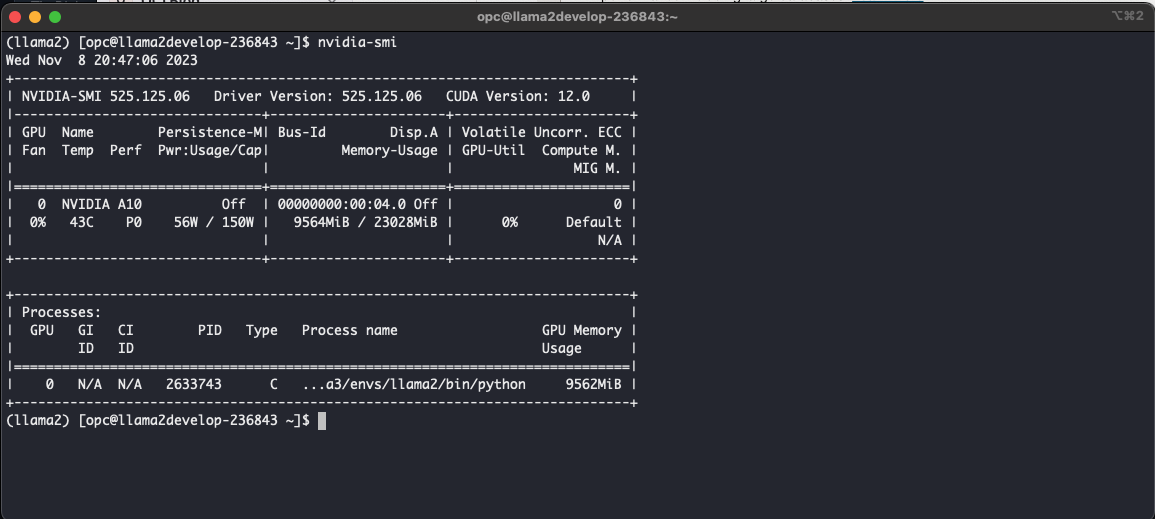 Déployer Llama2 sur des GPU Oracle Cloud Infrastructure