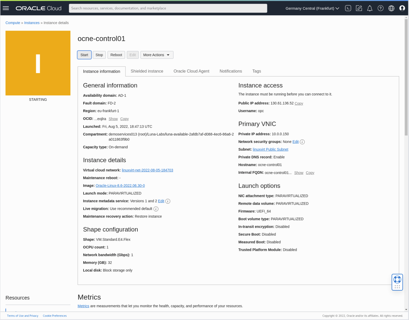 Déployer un équilibreur de charge externe avec Oracle Cloud Native Environment