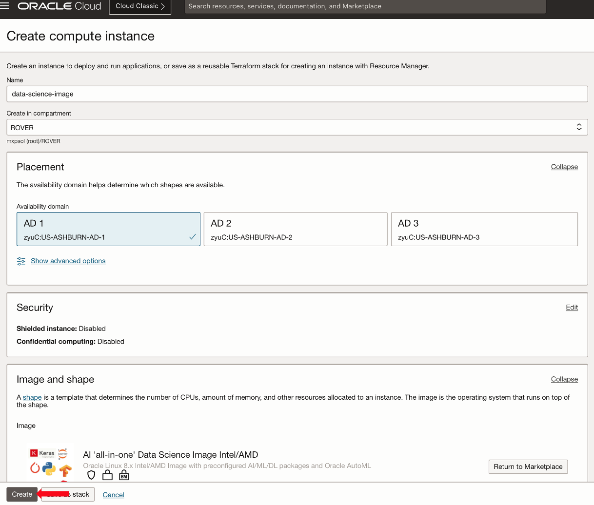 Utilisation des images Oracle Marketplace sur Oracle Roving Edge Infrastructure et Oracle ...