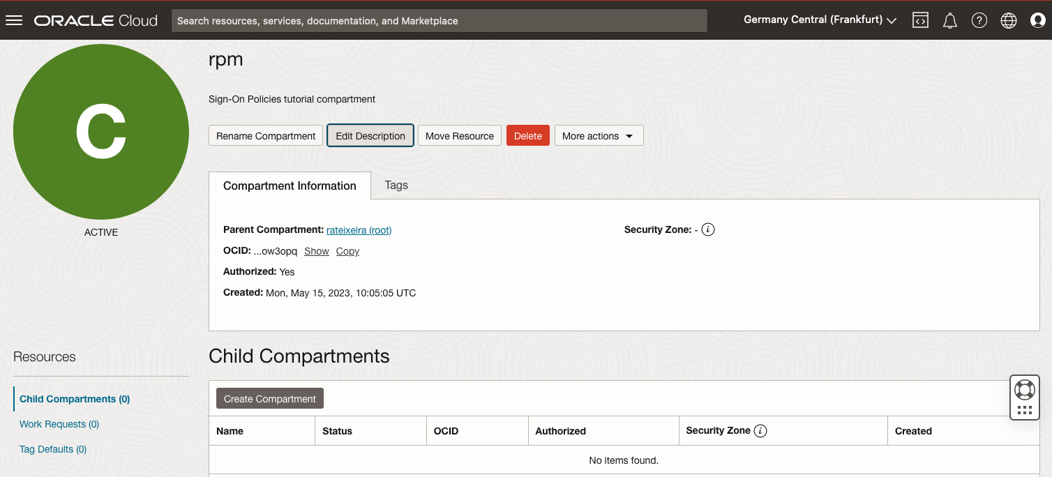 Configuration de stratégies de connexion pour Oracle Analytics Cloud et ...