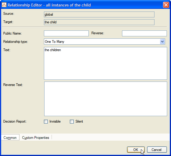 Create a reference relationship